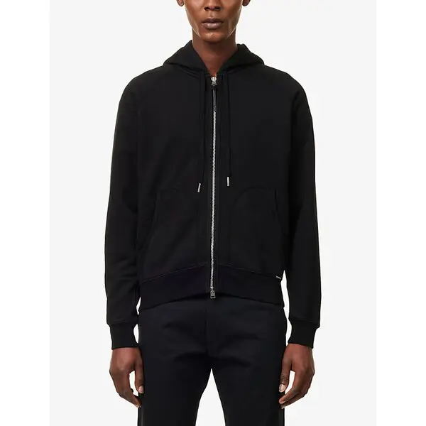TOM FORD Regular-fit Kangaroo Pocket Cotton Hoodie