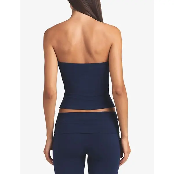 SKIMS Strapless Cotton-jersey Tube Top