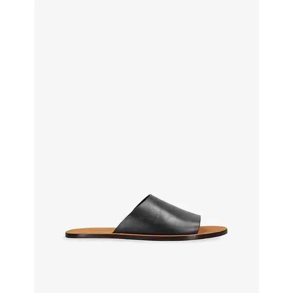 THE ROW Charlie Leather Slide Sandals