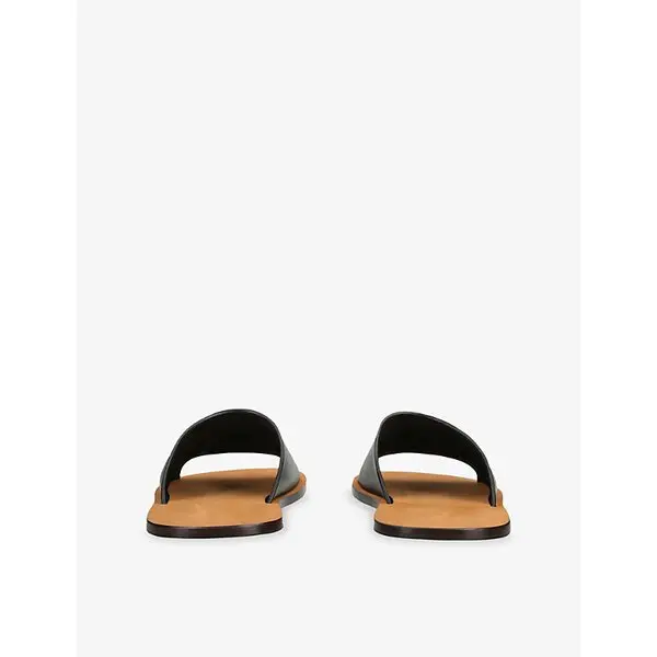 THE ROW Charlie Leather Slide Sandals