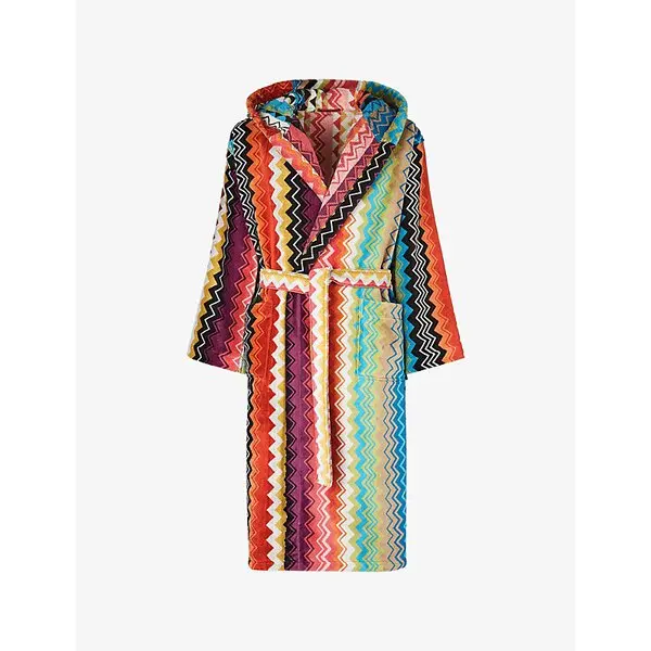 Missoni Giacomo Hooded Cotton-terry Robe - Multicolour