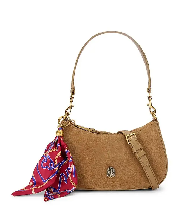 Kurt Geiger Slone Suede Hobo Crossbody - Light/pastel
