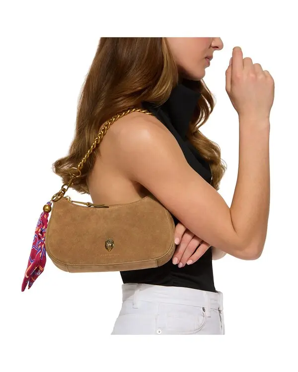 Kurt Geiger Slone Suede Hobo Crossbody
