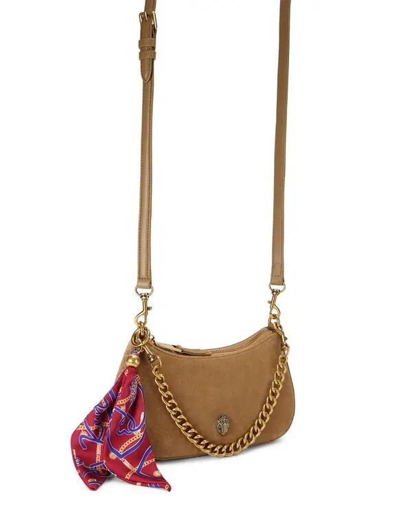 Kurt Geiger Slone Suede Hobo Crossbody