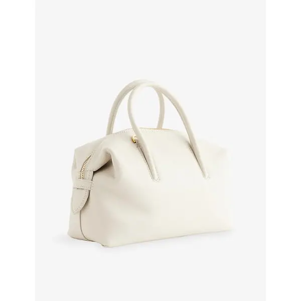 DEMELLIER The Small Stockholm Leather Handbag - Chalk
