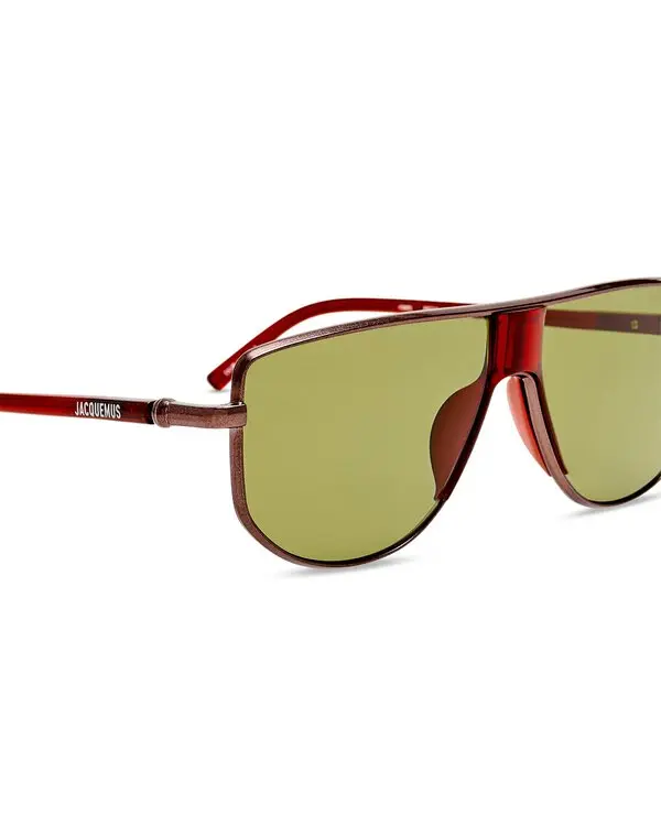 Jacquemus Corsa Aviator Sunglasses, 56mm
