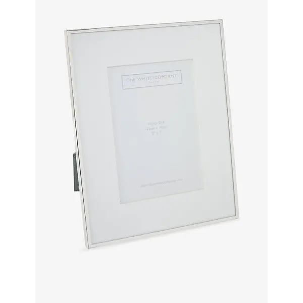 THE WHITE COMPANY Fine -plated Steel Photo Frame 5” X 7 - Silver