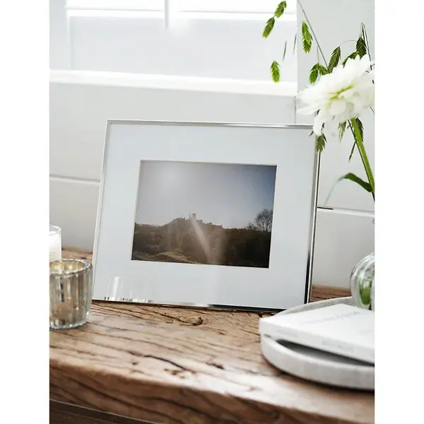 THE WHITE COMPANY Fine -plated Steel Photo Frame 5” X 7