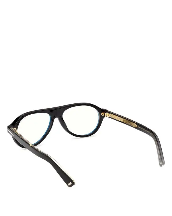 TOM FORD Pilot Blue Light Glasses, 55mm