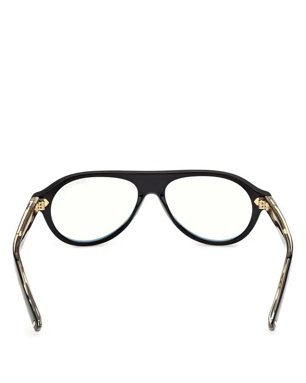 TOM FORD Pilot Blue Light Glasses, 55mm