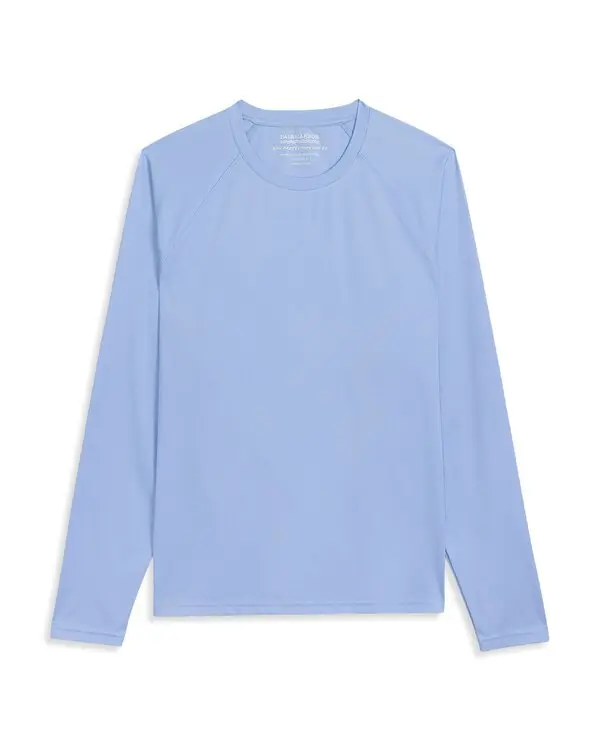 FAIR HARBOR Anchor Long Sleeve Rashguard - Light Blue