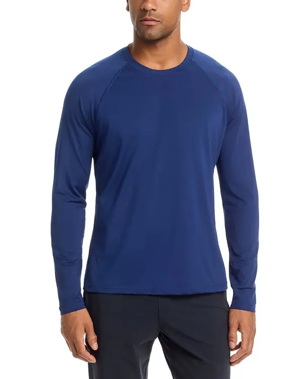 FAIR HARBOR Anchor Long Sleeve Rashguard - Navy