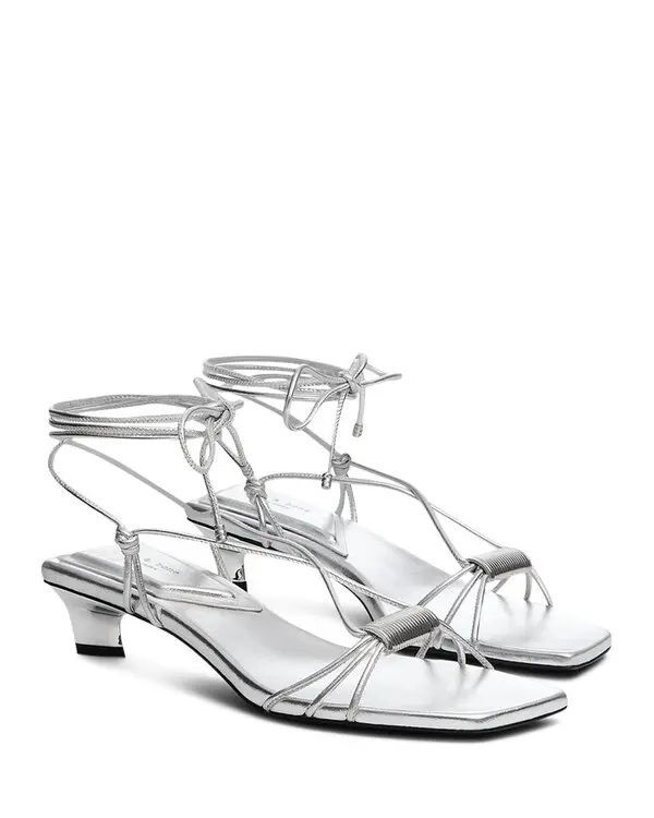 Rag & Bone Liv Strappy Sandals - Silver