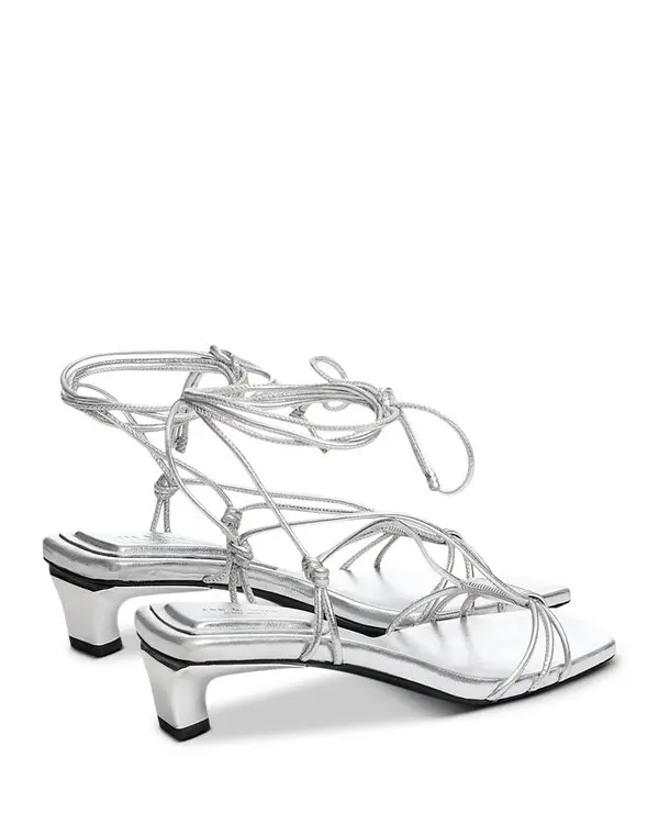 Rag & Bone Liv Strappy Sandals - Silver