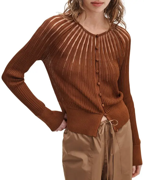 Rag & Bone Aubrey Cardigan - Rust