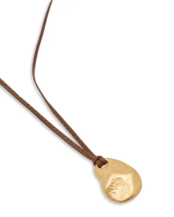 REISS Opal Sculptural Pendant Necklace