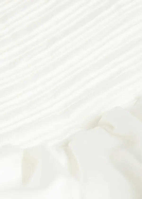 Aje Violette Bubble Gathered Cotton Strapless Mini Dress