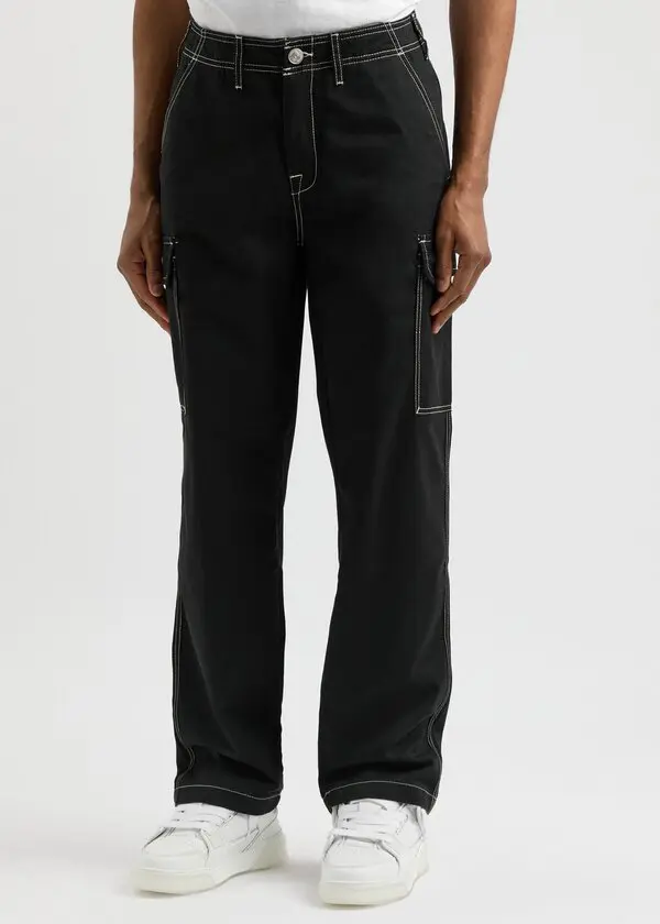 True Religion Straight-leg Twill Cargo Trousers