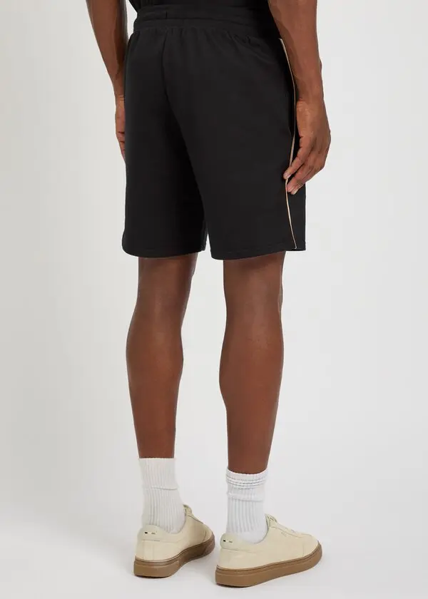 BOSS Embroidered Logo Cotton Shorts