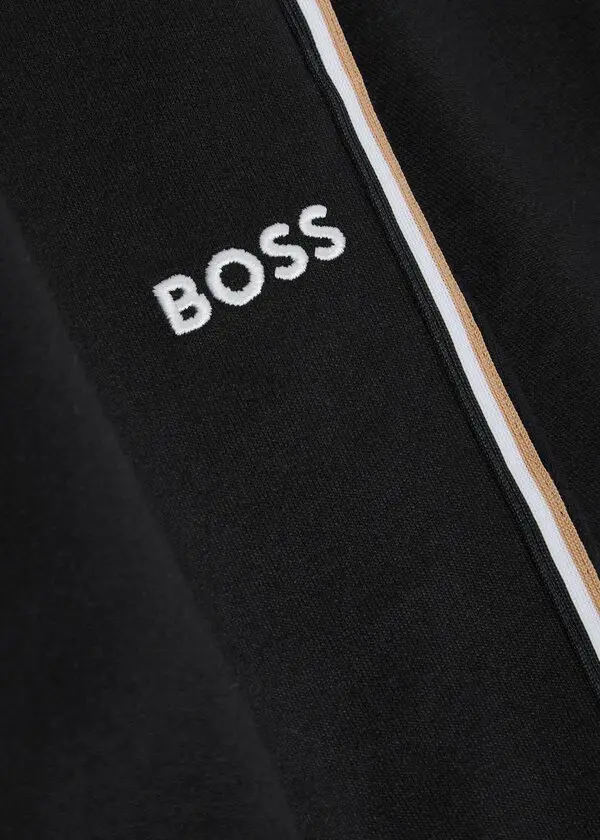 BOSS Embroidered Logo Cotton Shorts