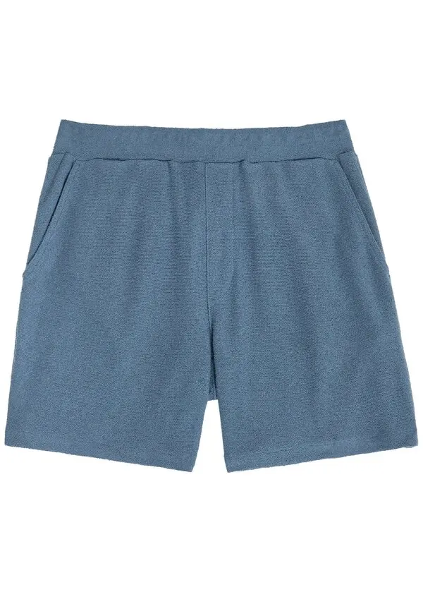 Paige Elijah Terry Shorts - Blue