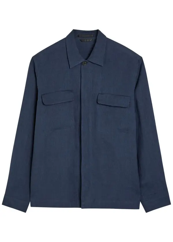 Sunspel Linen Overshirt