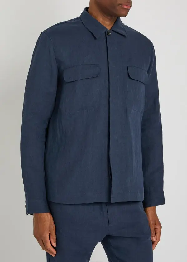 Sunspel Linen Overshirt