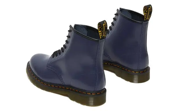 Dr. Martens 1460 Smooth Leather Lace Up Boots - Blue