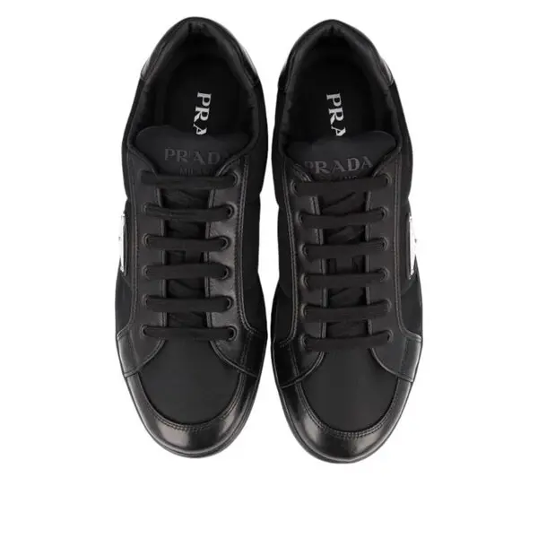 Prada Downtown Low Re-nylon Lace-up Sneakers