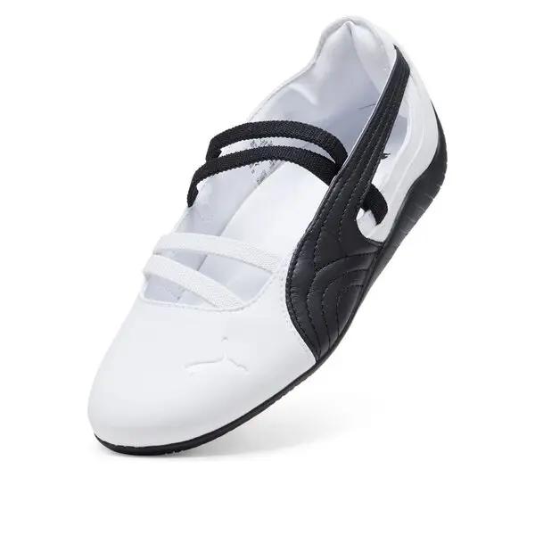 PUMA Speedcat Ballet Leather Flats - White/black