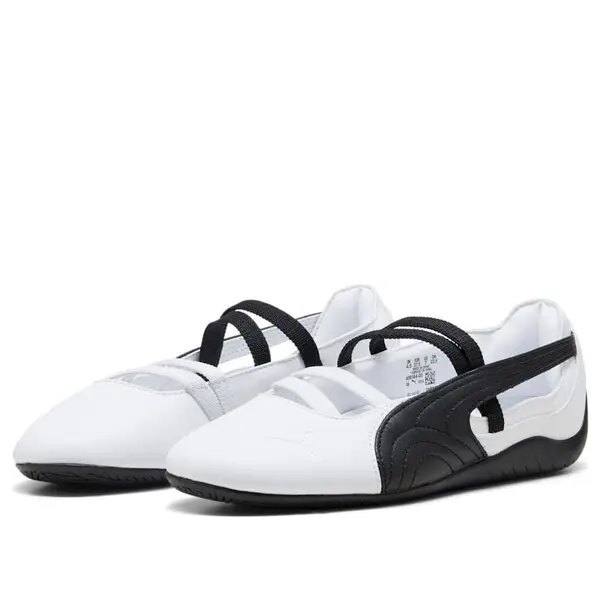 PUMA Speedcat Ballet Leather Flats - White/black