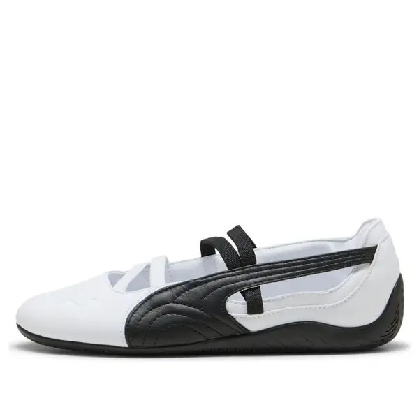 PUMA Speedcat Ballet Leather Flats - White/black