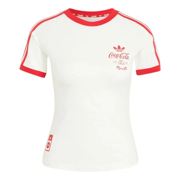Adidas X Coca-cola 3-stripes T-shirt - Core White
