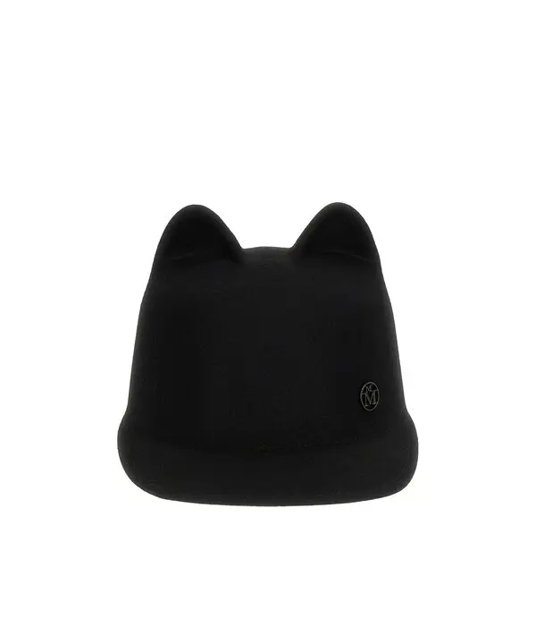 MAISON MICHEL Jamie Hat - Black