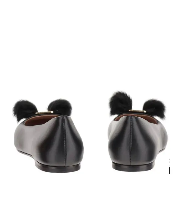 FERRAGAMO Round-toed Ballet Flats