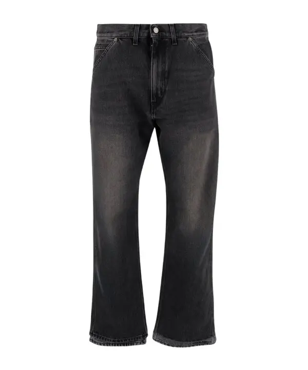 HAIKURE Mid-waisted Straight-leg Jeans