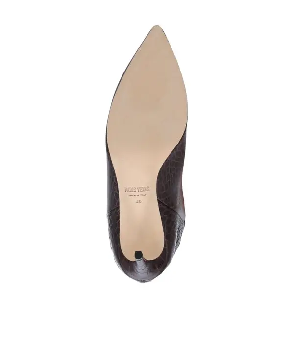 Paris Texas Embossed Knee-high Stiletto Boots