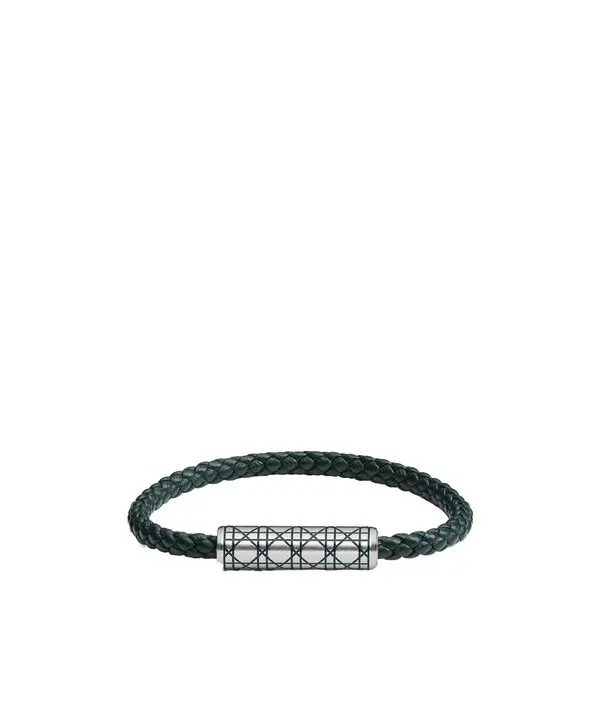 Dior Cannage Woven Leather Bracelet