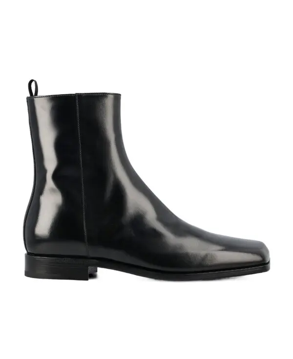 Prada Square-toed Ankle Boots