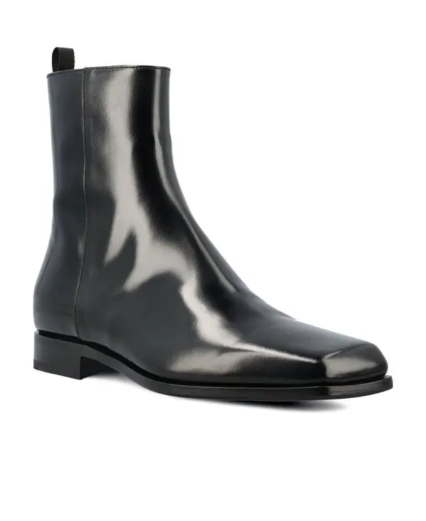 Prada Square-toed Ankle Boots