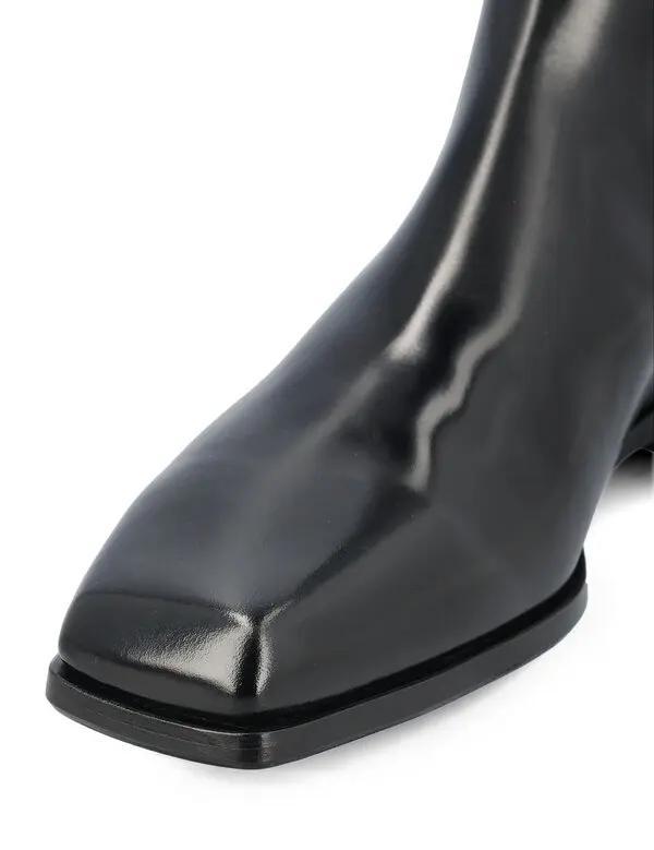 Prada Square-toed Ankle Boots