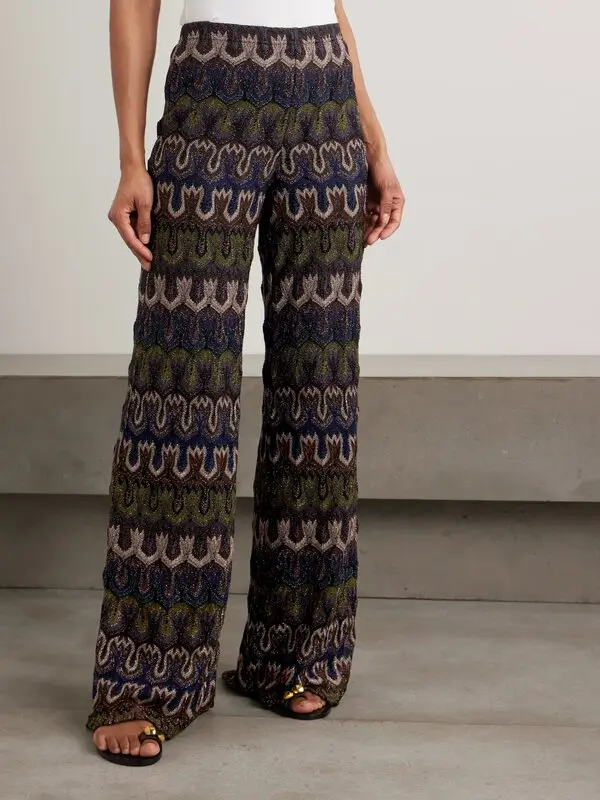 Missoni Crocheted Flared Pants