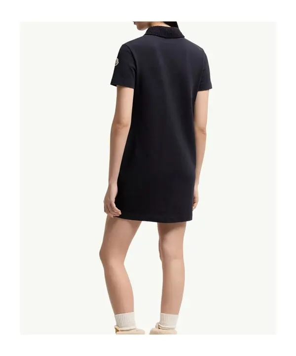 Moncler Cotton Piquet Polo Mini Dress