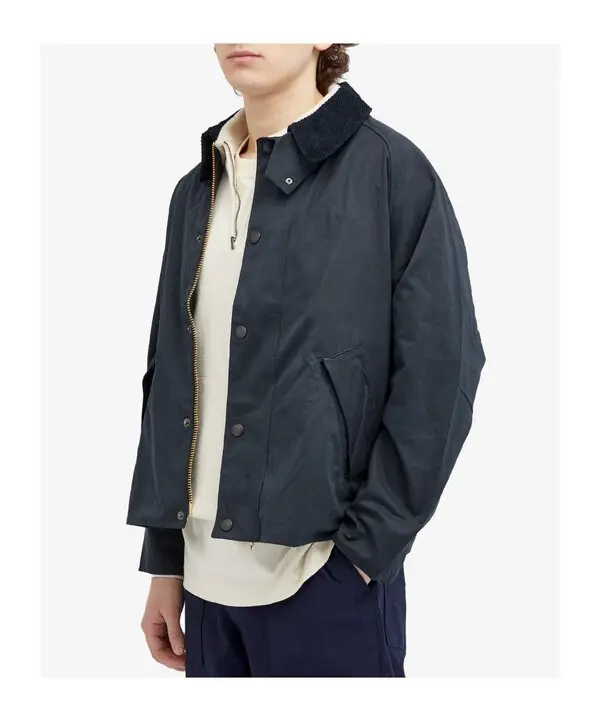 Barbour Buttoned Collared Coat