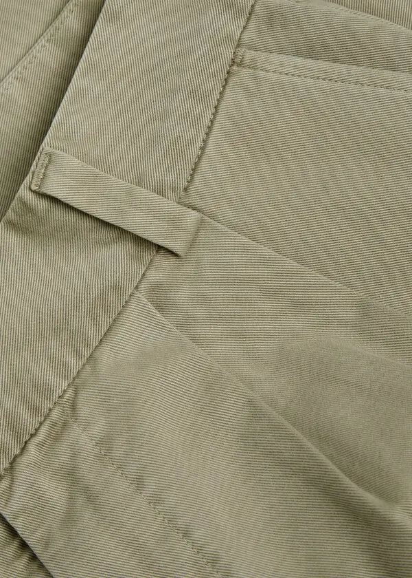 AGOLDE Slater Pleated Cotton Trousers