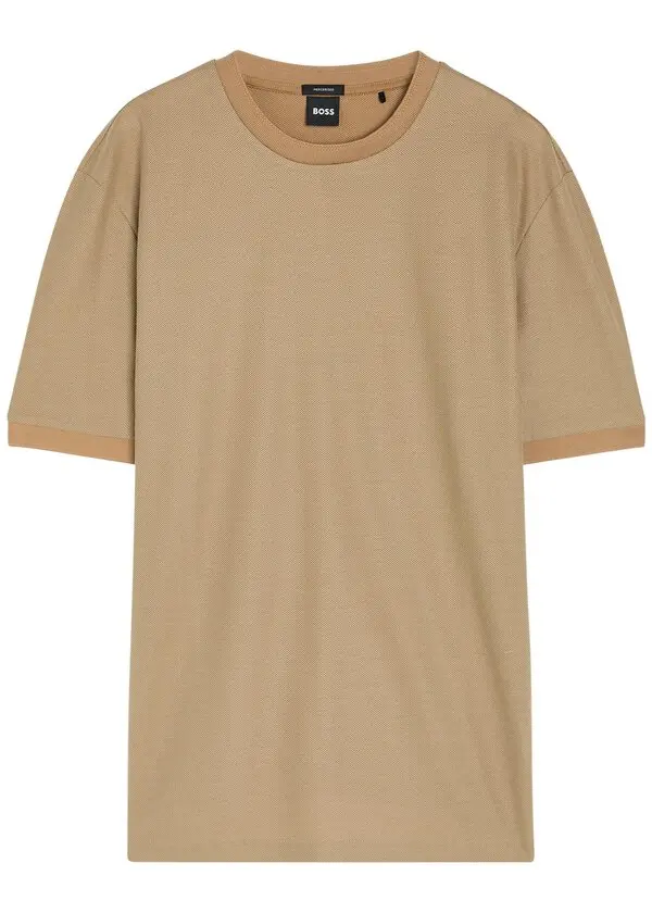 BOSS Waffle Cotton T-shirt