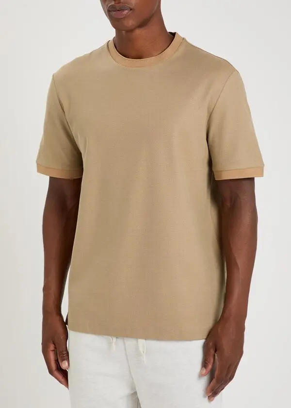 BOSS Waffle Cotton T-shirt