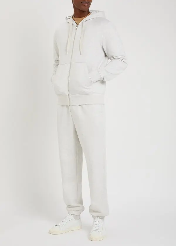 BOSS Spencer Zip-up Hooded Cotton Sweatshirt