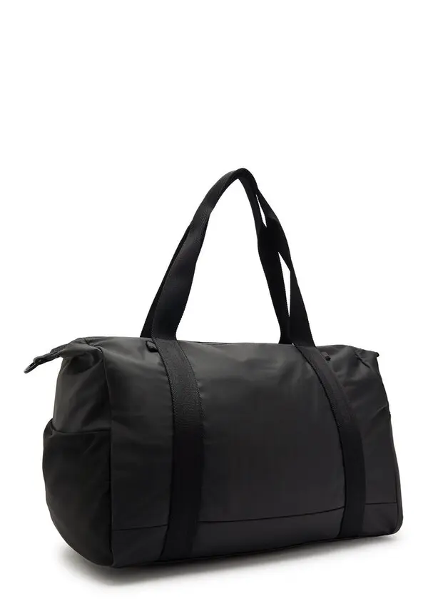 BOSS Stenson Logo Coated Faux Leather Holdall - Black