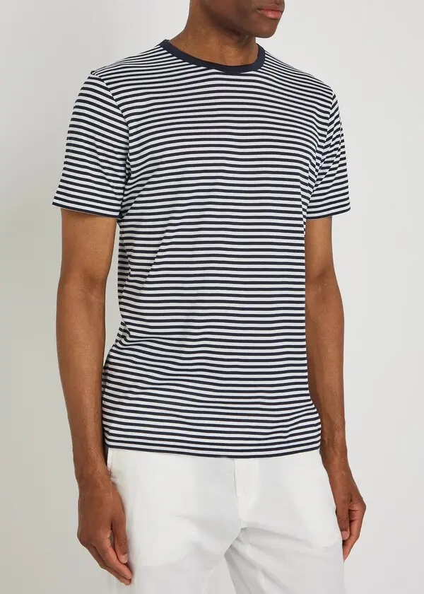Sunspel Striped Cotton T-shirt
